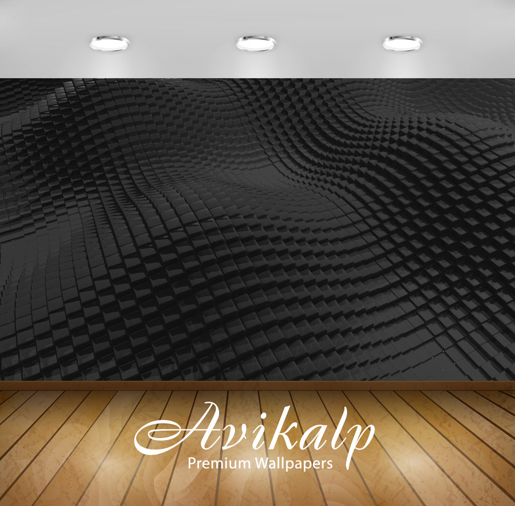 Avikalp Exclusive Awi4037 Wavy Cube Floor Full HD Wallpapers for Livin ...